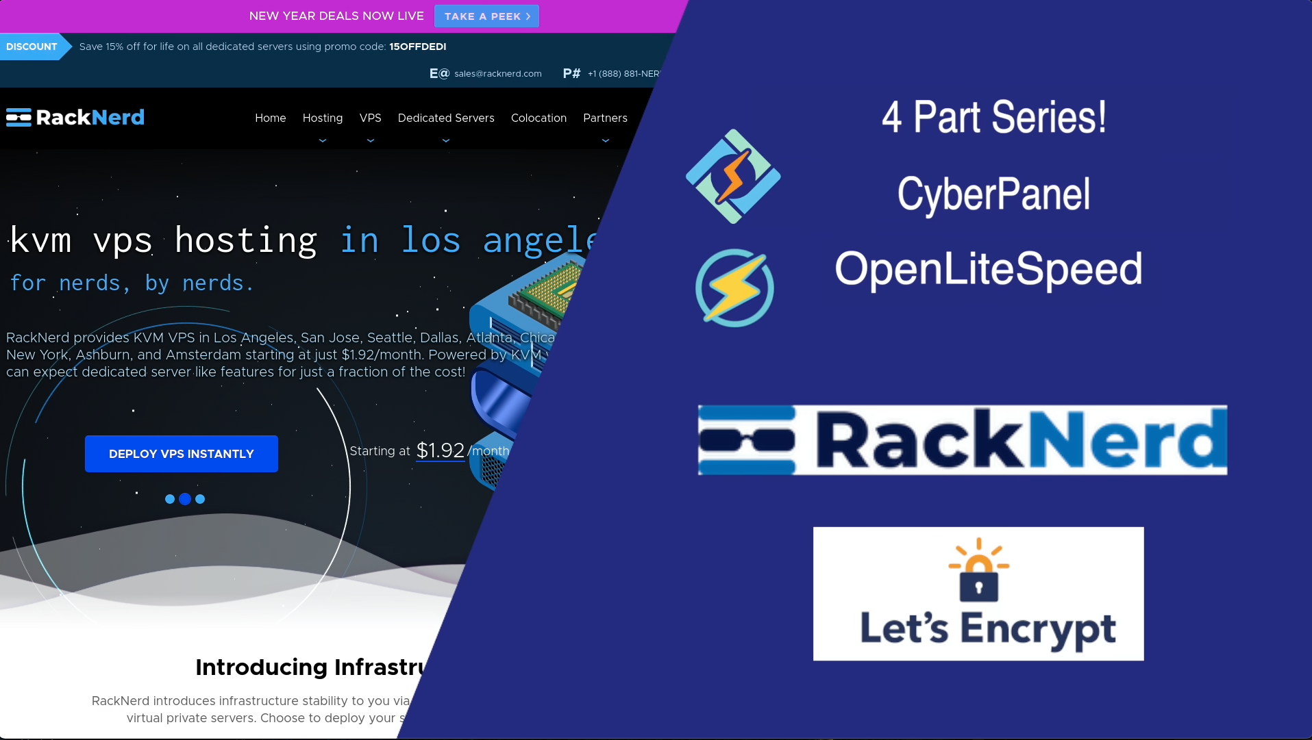 Reinstall Os On Racknerd Vps For Cyberpanel Part 1 Of 4